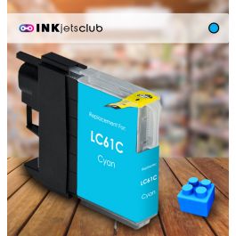 82% Off | Brother LC61C Cyan Ink | Excellent Value | InkjetsClub