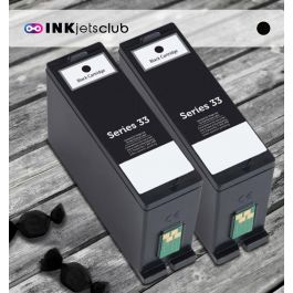 Dell Series Combo Pack Inkjet Cartir 33/34 Compatible Ink|InjetsClub