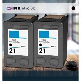 Discount on HP 21 Ink Cartridges 80% Off Black | 2 pack | InkjetsClub