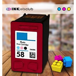 Vibrant Image HP 58 (C6658AN) Photo Color Compatible Inkjet Cartridge