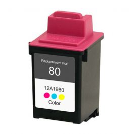 Lexmark 12A1980 (#80) Color Ink Cartridge Quality 10/10 InkjetsClub