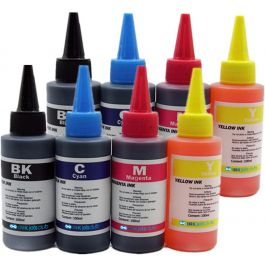Printer Ink Dye Ink Black/Cyan/Magenta/Yellow Refill Ink Kits Suit for ...